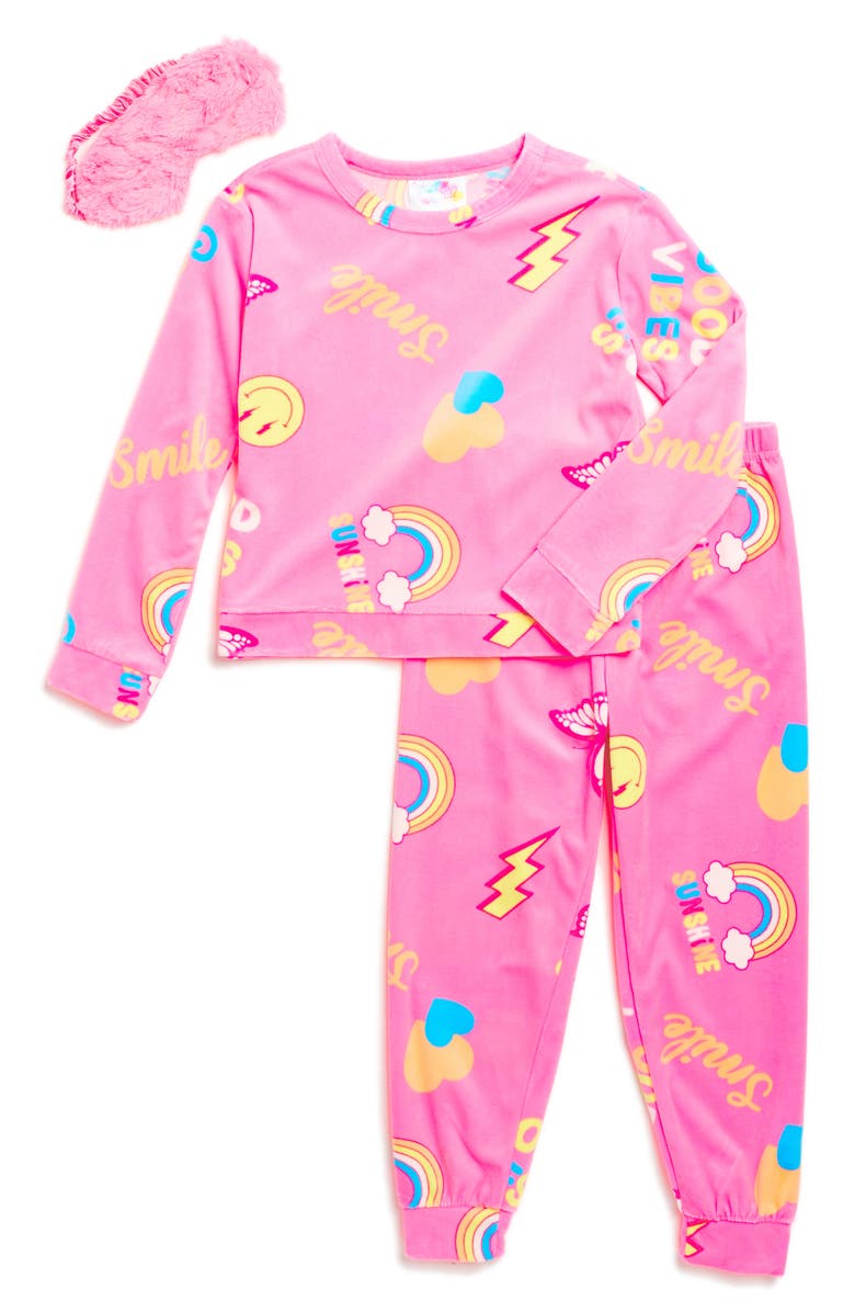 BMAGICAL Kids' Floral Print Top, Leggings & Scrunchie Set | Nordstromrack