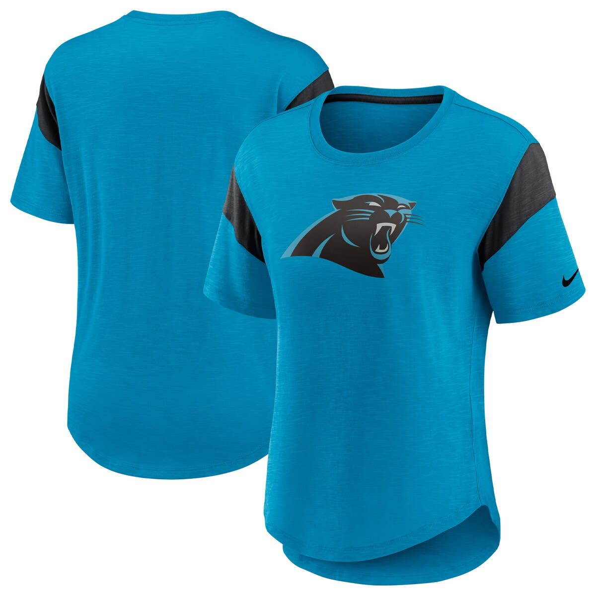 Nike Women's Nike Blue Carolina Panthers Primary Logo Fashion Top ...