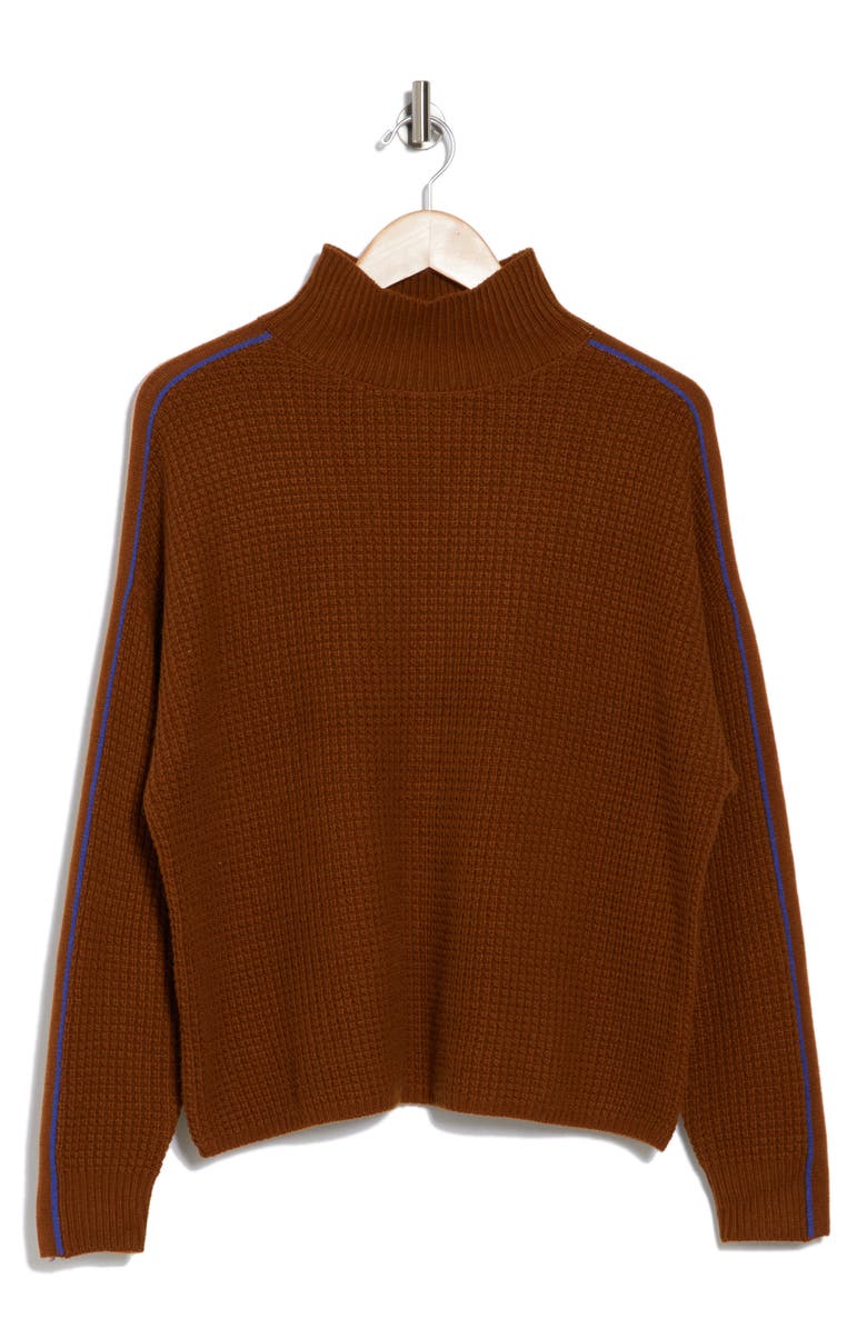 Spiritual Gangster Cressida Stripe Mock Neck Sweater | Nordstromrack