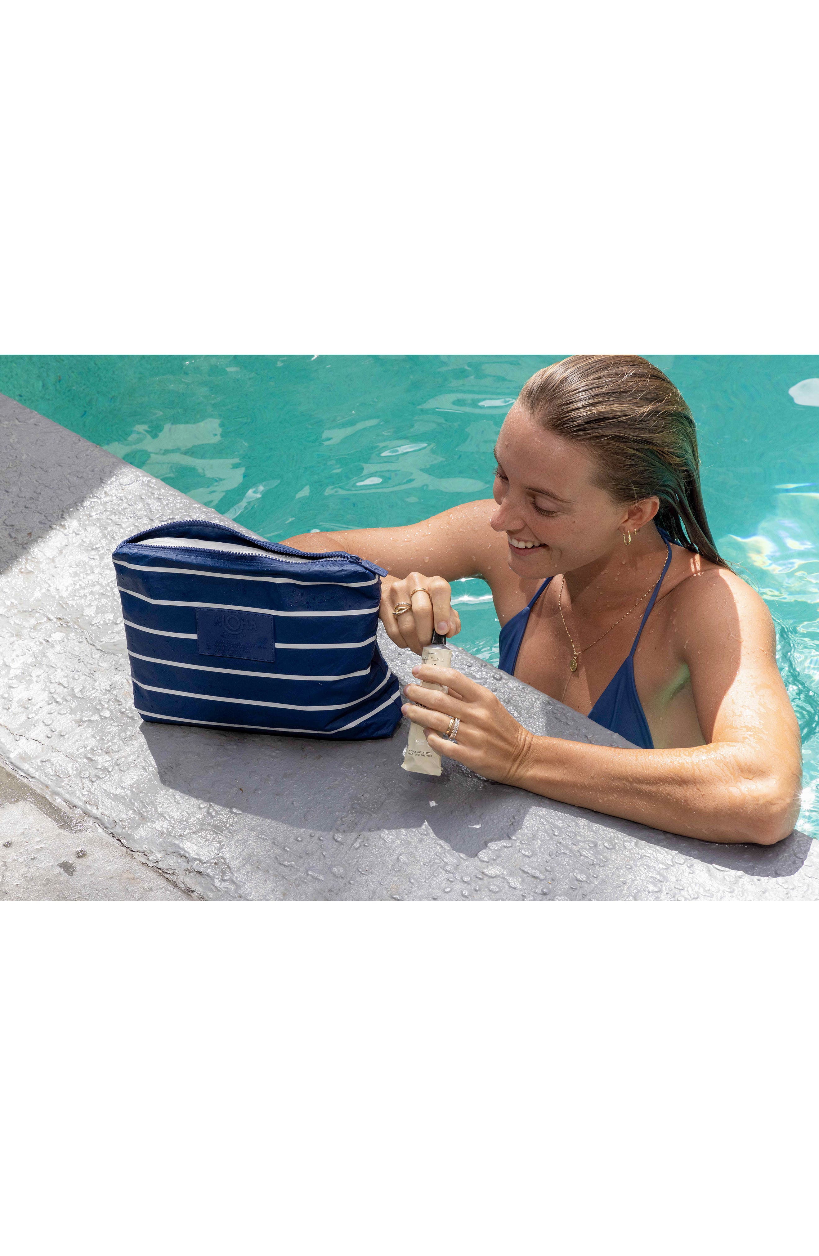 Aloha Collection Medium Water Resistant Tyvek® Zip Pouch | Nordstromrack