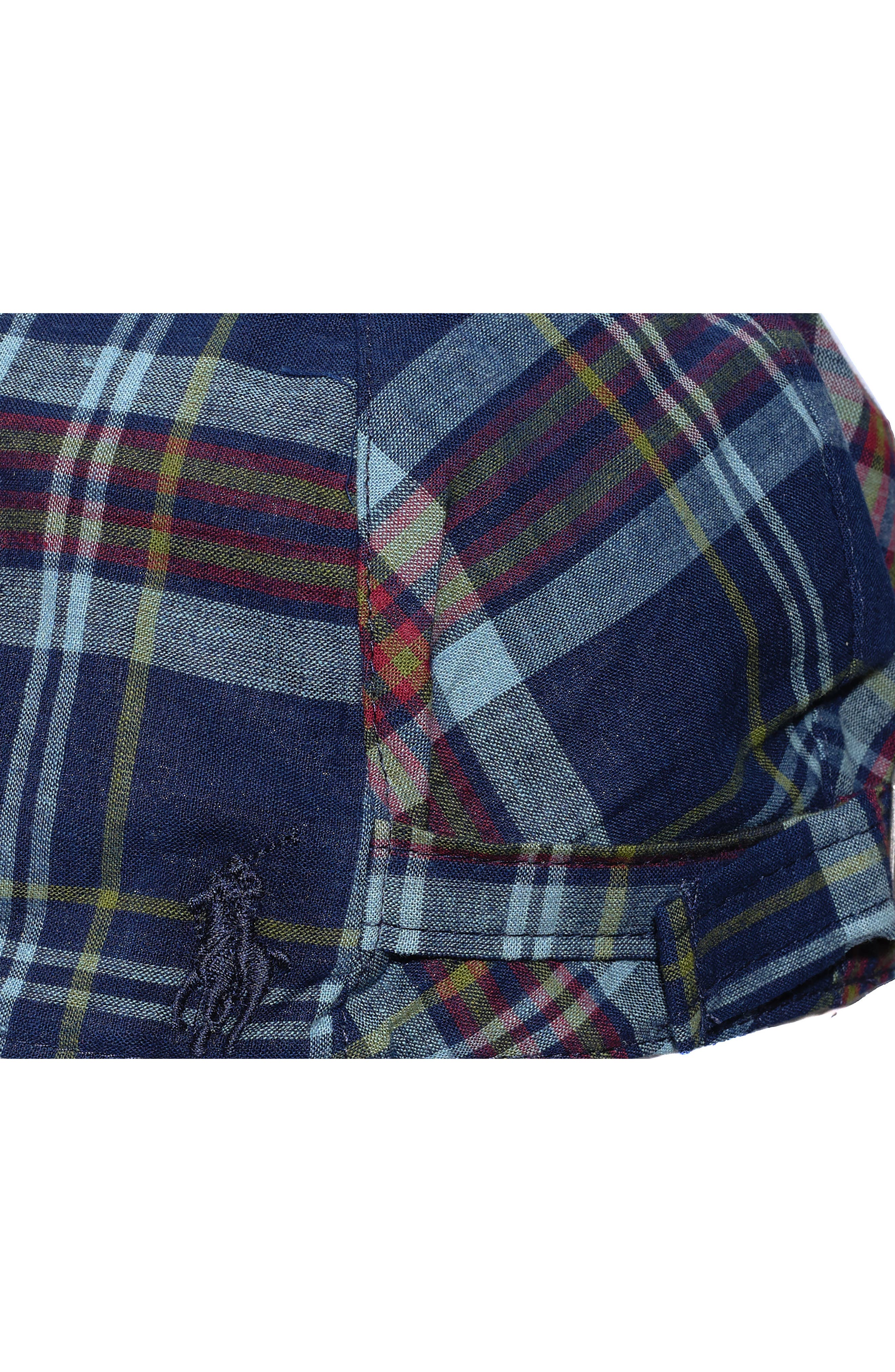 Polo Ralph Lauren Madras Plaid Driving Cap | Nordstrom
