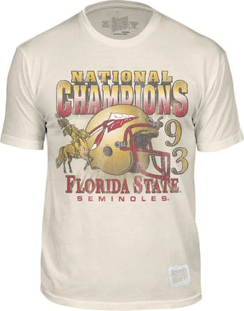 Retro Brand Men's Original Retro Brand Cream Florida State Seminoles ...
