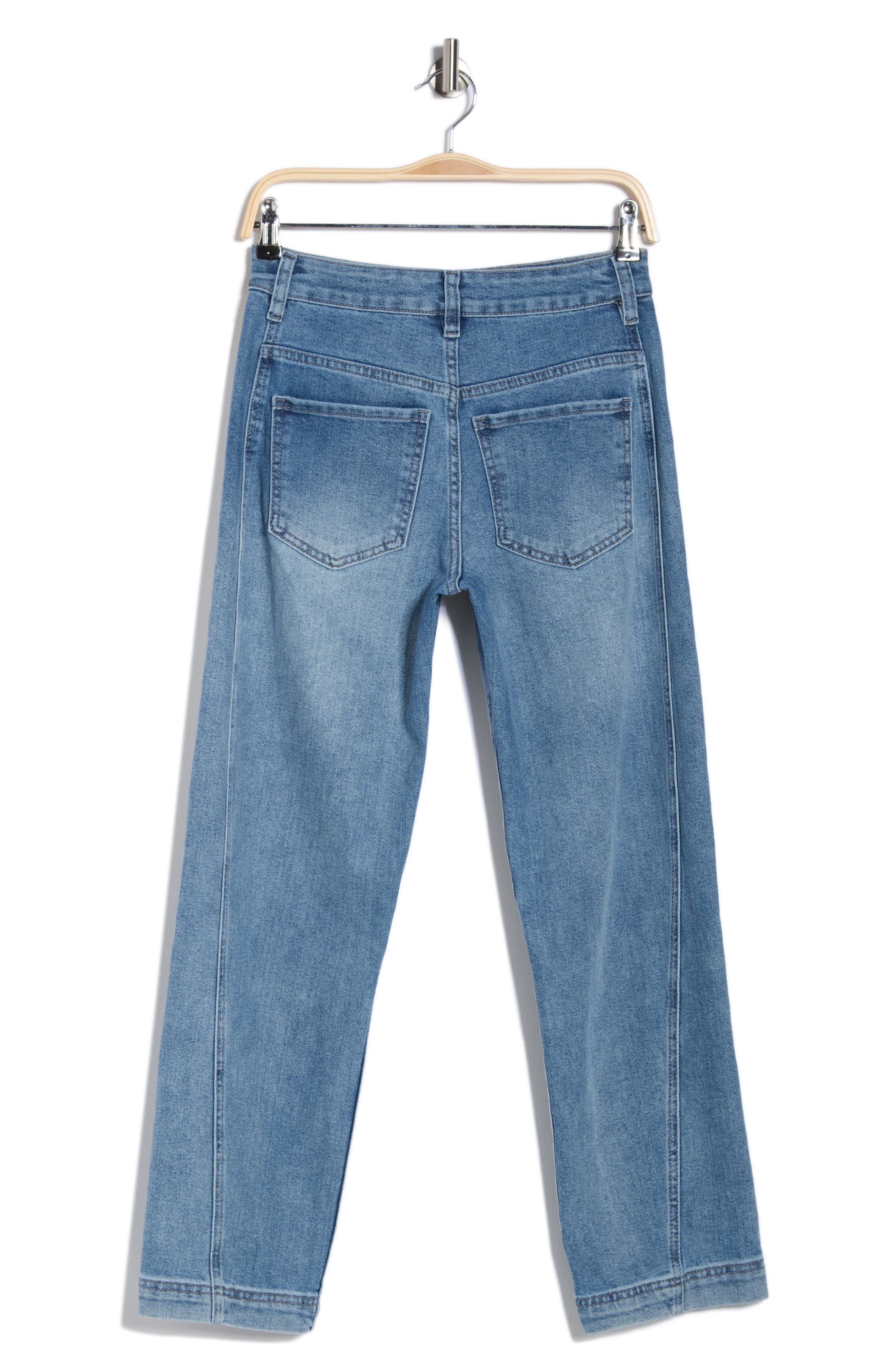 Harley Ultra High Waist Stripe Barrel Leg Jeans (Women) | Nordstromrack