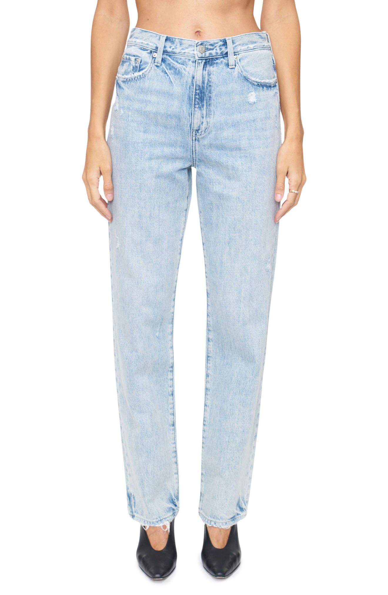 Pistola Cassie High Waist Straight Leg Jeans | Nordstrom