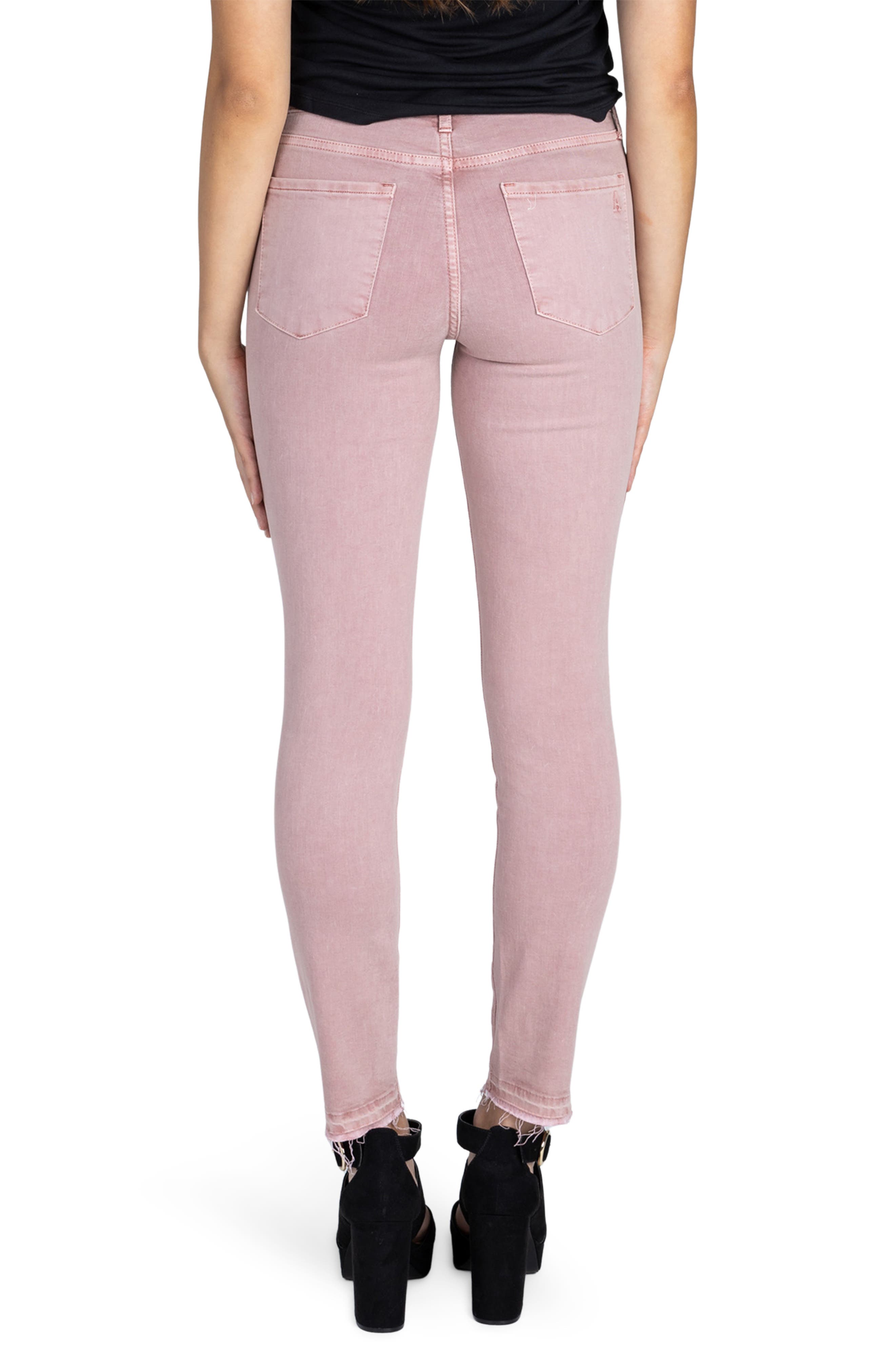 Articles of Society Carly Raw Hem Ankle Crop Skinny Jeans | Nordstromrack