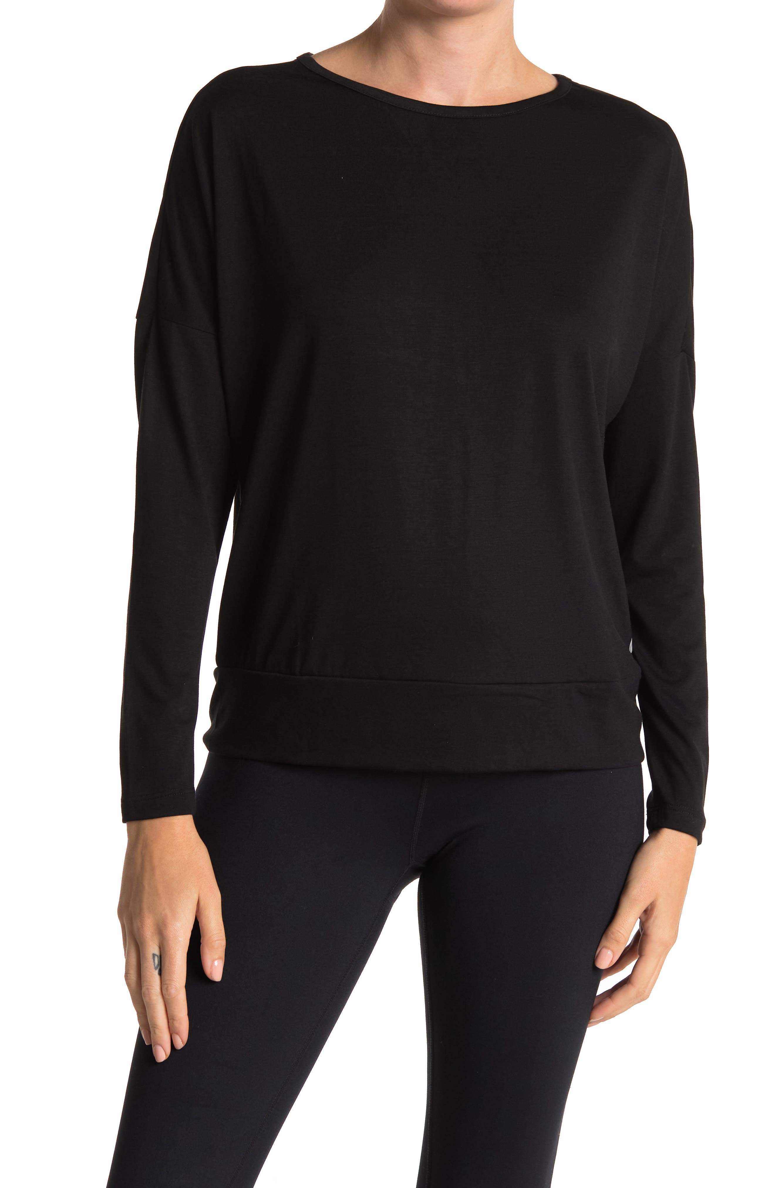 APANA Middle Twist Long Sleeve Top | Nordstromrack