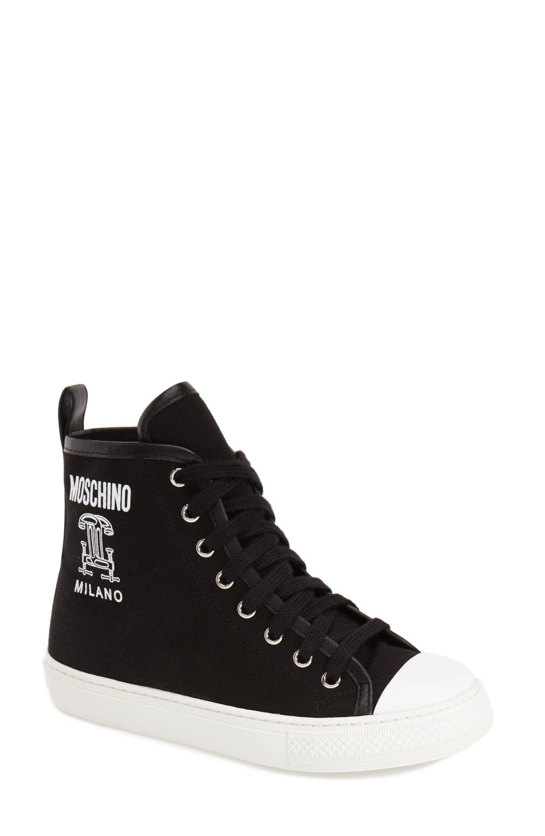 Moschino High Top Sneaker (Women) | Nordstrom