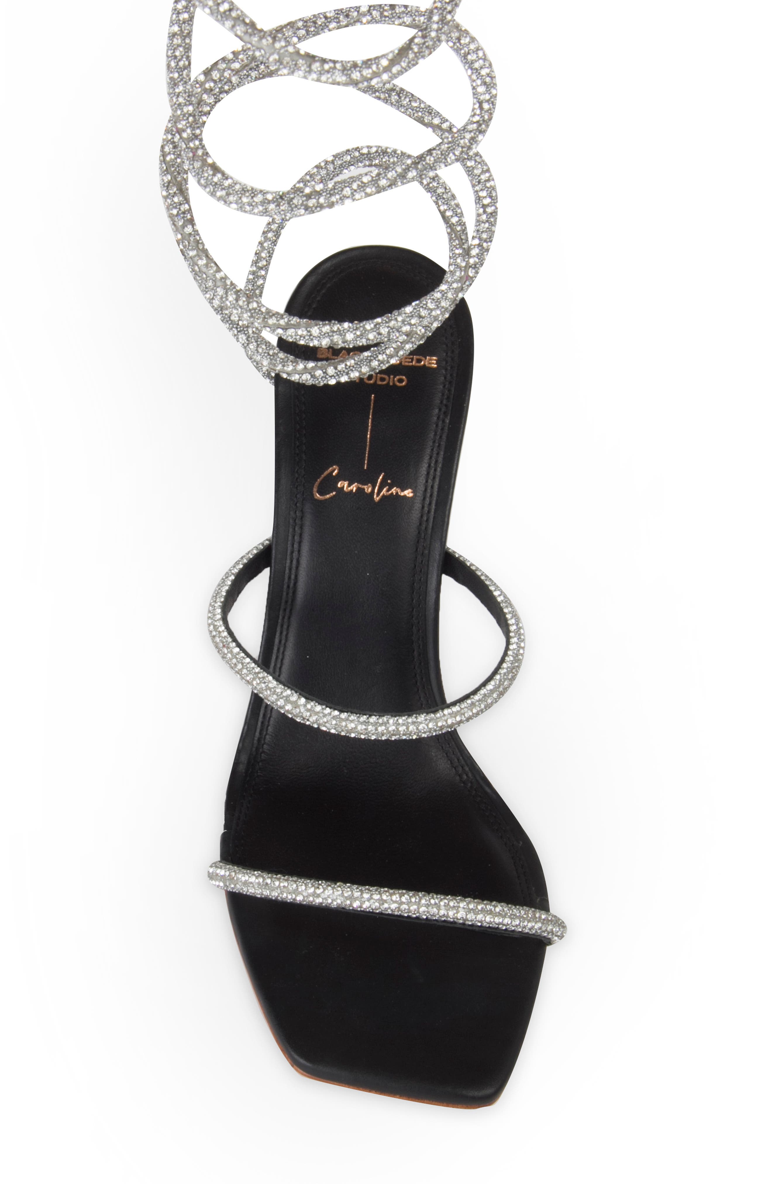 BLACK SUEDE STUDIO Court Ankle Wrap Sandal (Women) | Nordstromrack