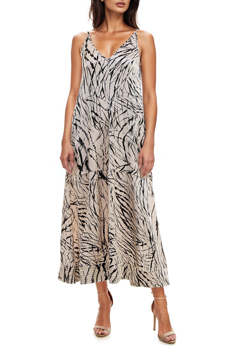 Socialite Contrast Stitch Trapeze Dress | Nordstromrack