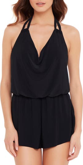 Magicsuit® Marisa Halter One-Piece Romper Swimsuit | Nordstrom