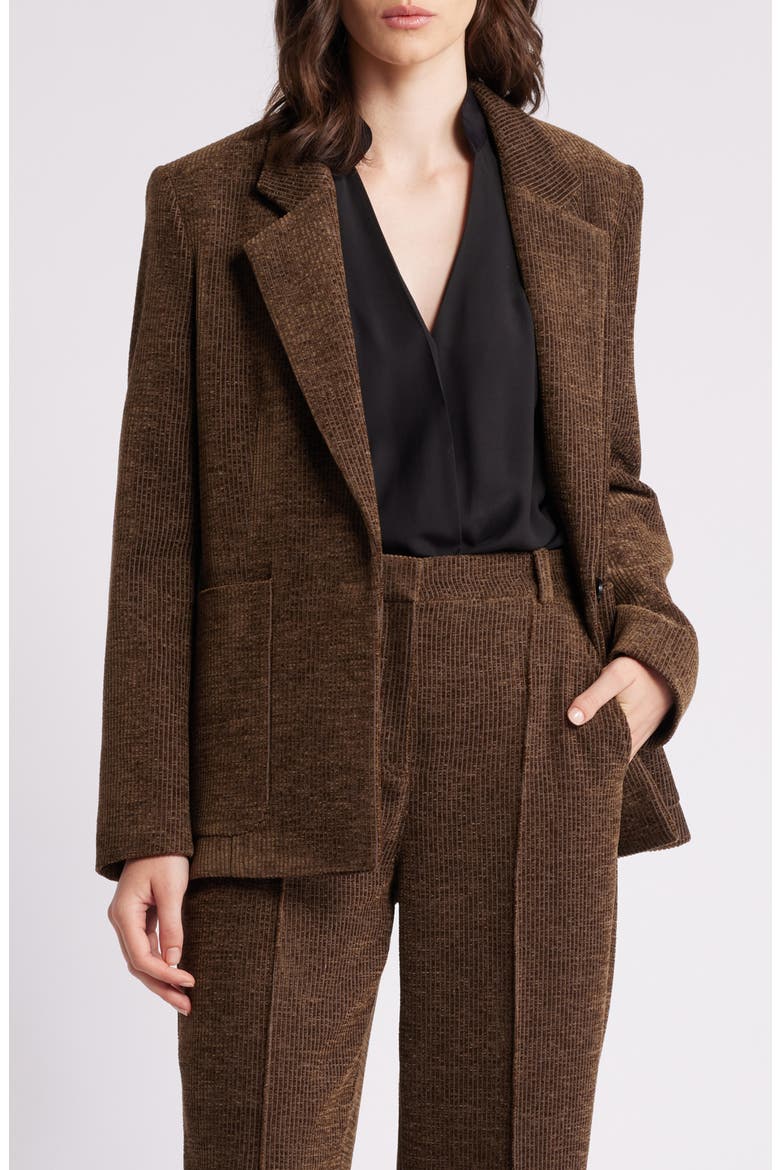 Janka Textured One-Button Blazer (Women) | Nordstromrack