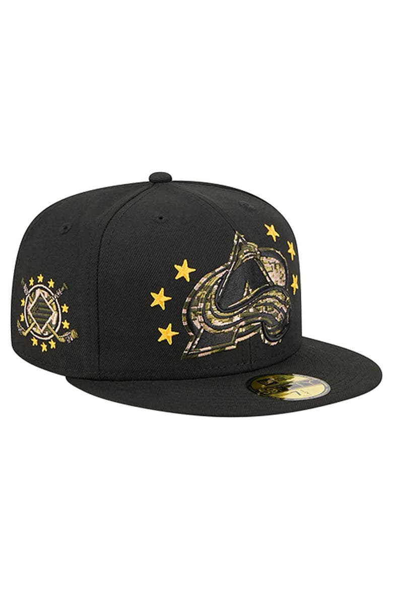 Men's New Era Black Colorado Avalanche Military Appreciation Digital ...