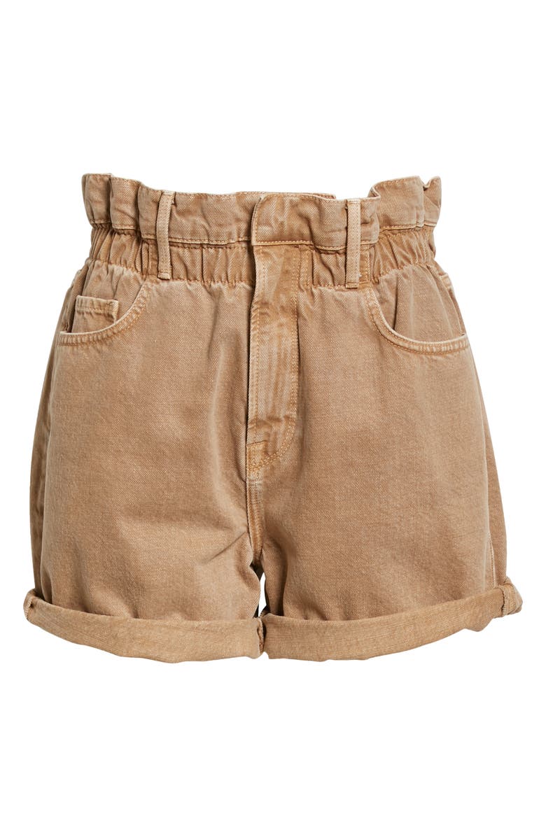 FRAME High Waist Pull-On Denim Shorts | Nordstromrack