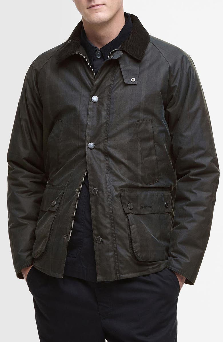 Barbour Bedale Modern Check Waxed Cotton Jacket | Nordstrom