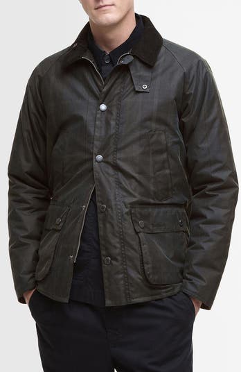 Barbour Bedale Modern Check Waxed Cotton Jacket | Nordstrom