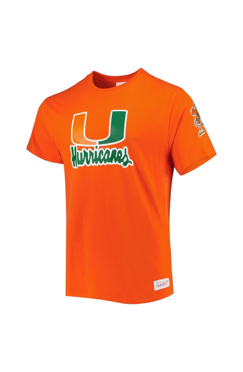 Mitchell & Ness Men's Mitchell & Ness Orange Miami Hurricanes Team ...