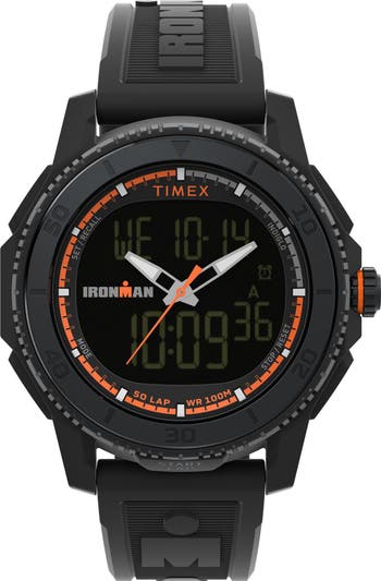 Timex® Ironman® Adrenaline Ana-Digi Synthetic Strap Watch, 46.5mm ...