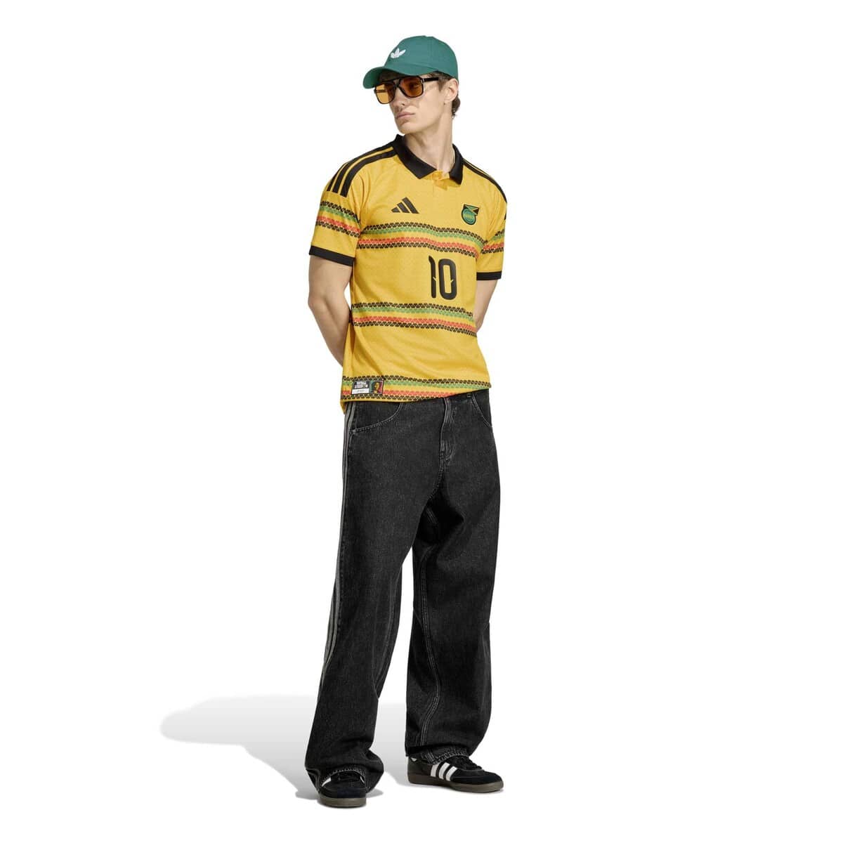 adidas Men's adidas Bob Marley Yellow Jamaica National Team 2026 Home ...