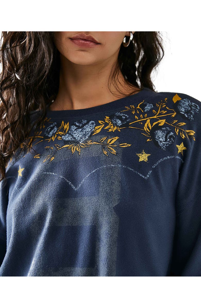 Free People Homestead Long Sleeve Cotton Graphic Tee | Nordstromrack
