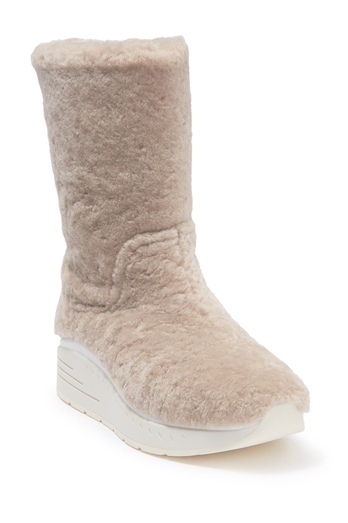 Stuart Weitzman Murial Genuine Shearling Mid Boot | Nordstromrack