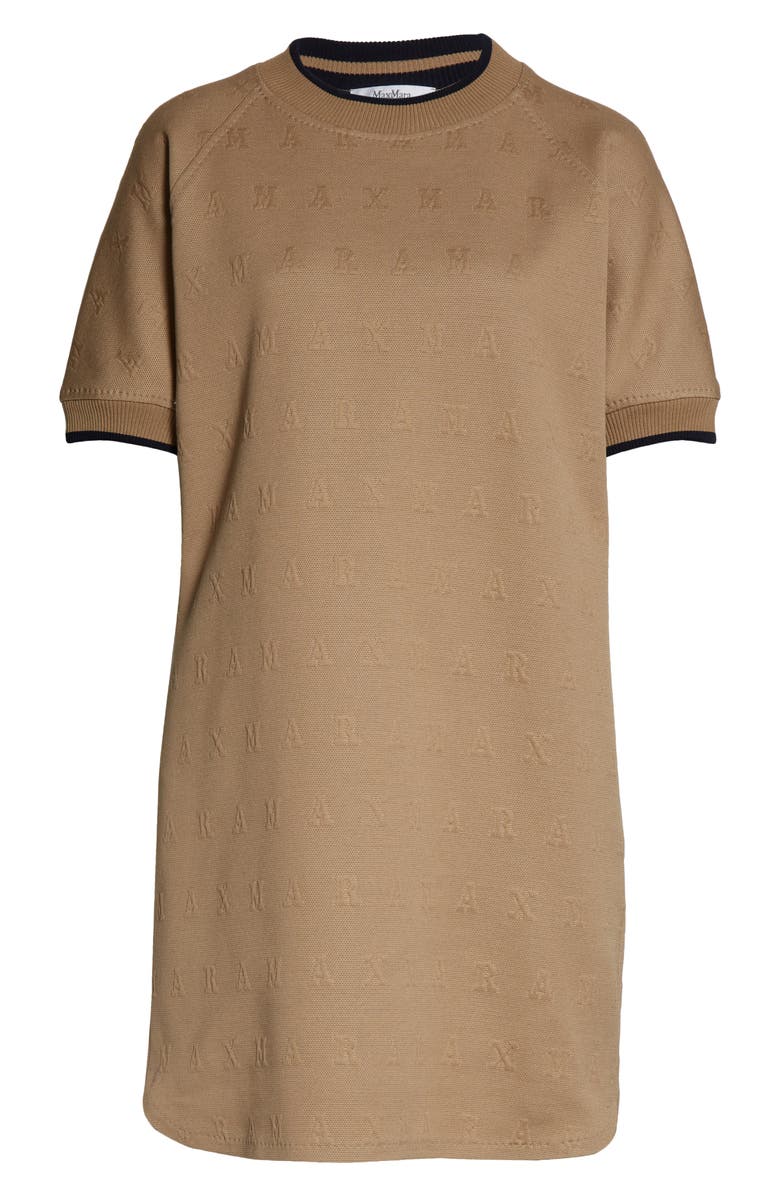 Max Mara Max Max Kaki Logo Jacquard Shift Dress | Nordstromrack