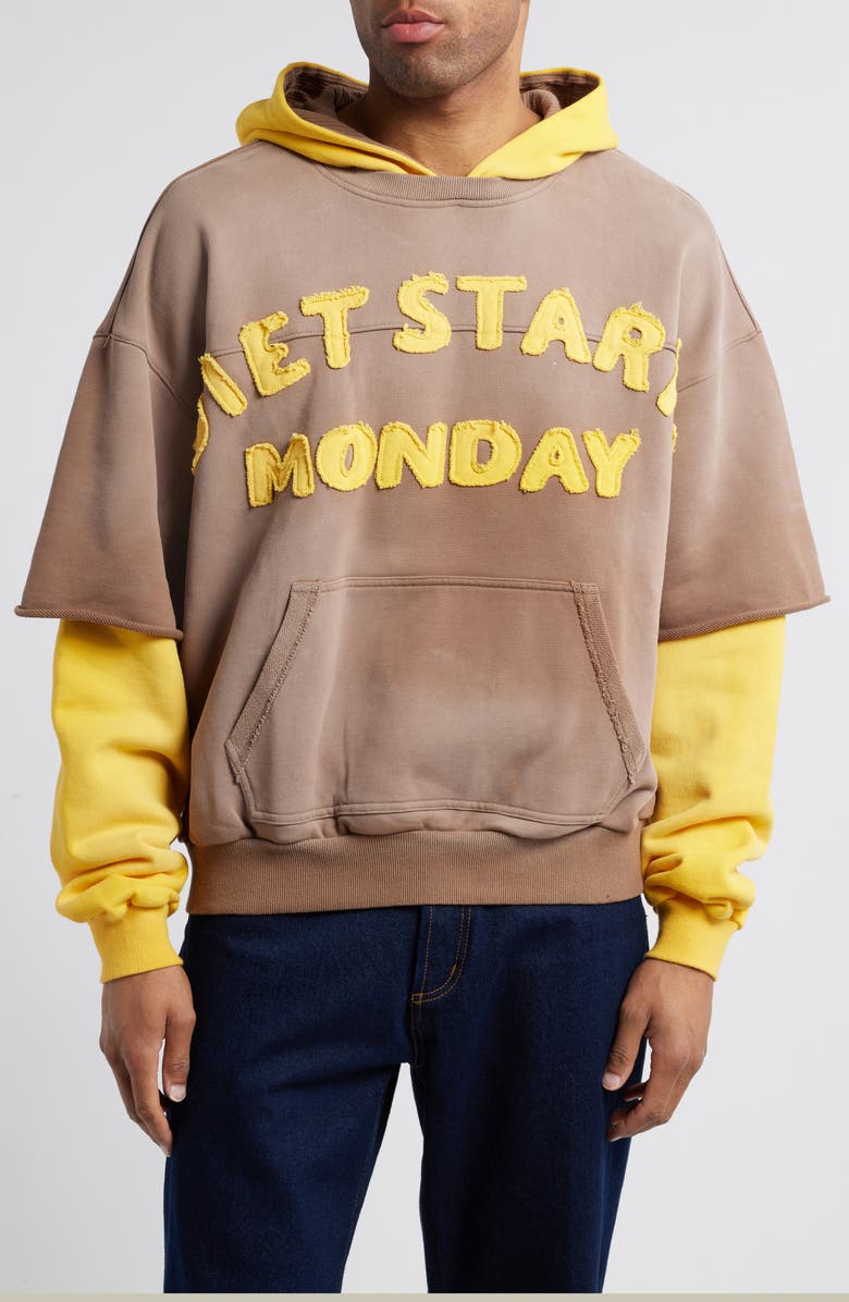 DIET STARTS MONDAY Double Layer French Terry Hoodie | Nordstrom