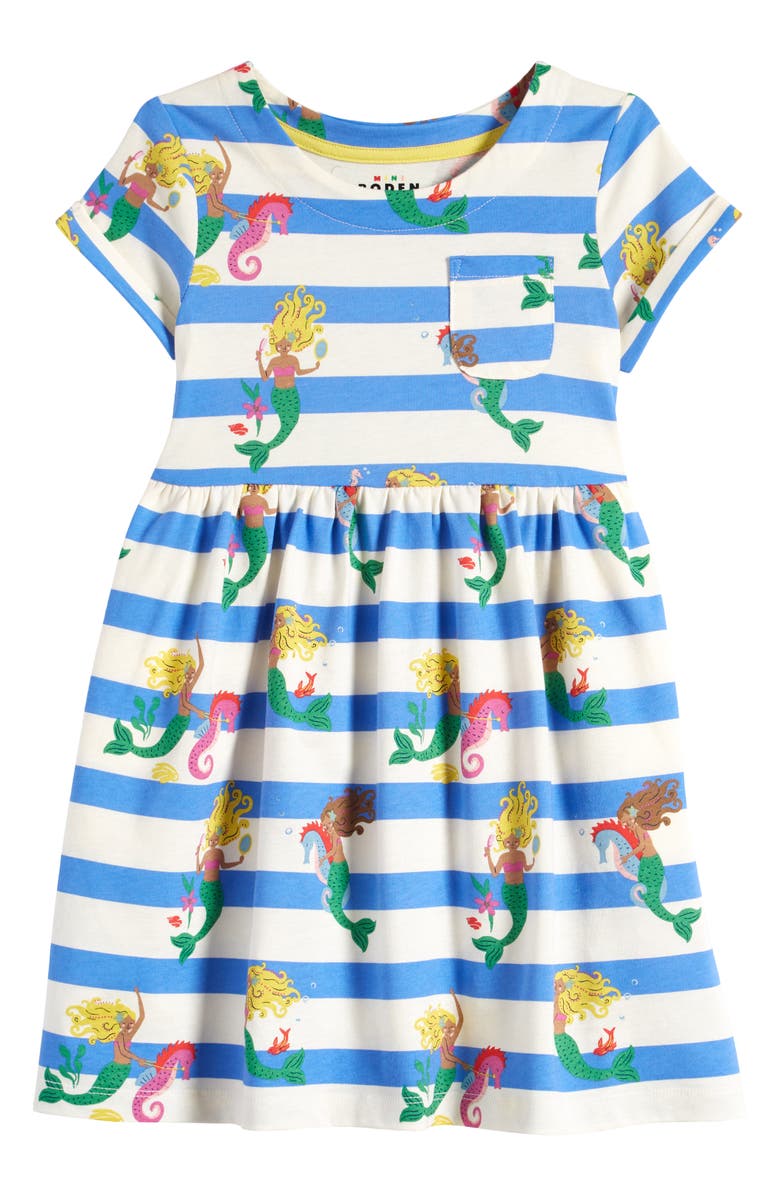Mini Boden Kids' Print Cotton Jersey Dress | Nordstromrack