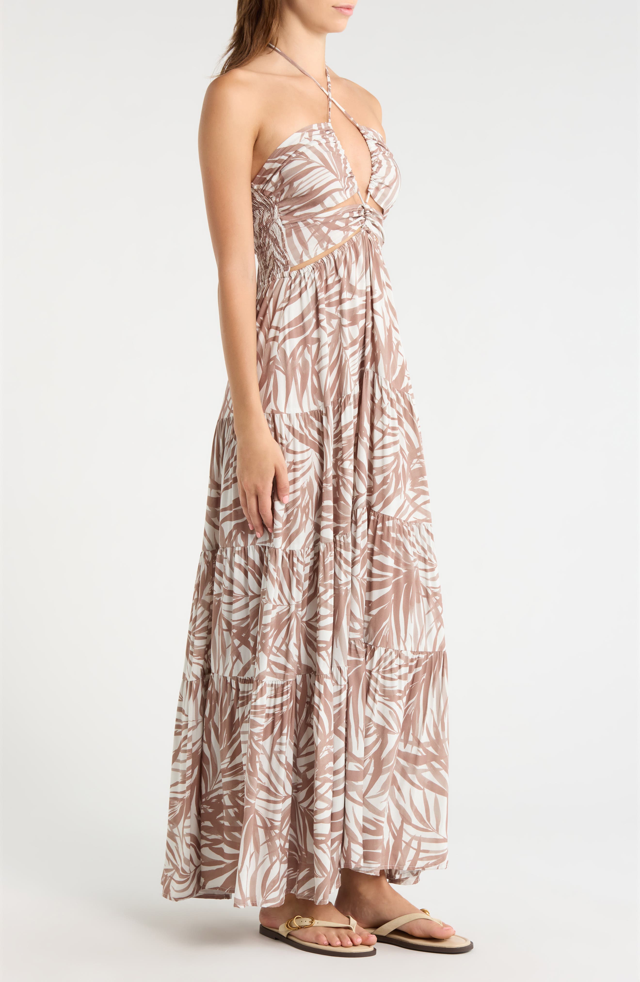 Elan Cutout Cover-Up Maxi Dress | Nordstrom