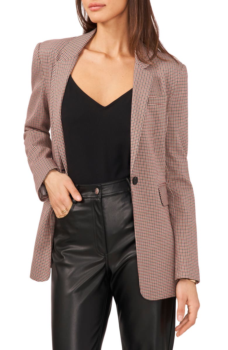 1.STATE Houndstooth One-Button Blazer | Nordstromrack