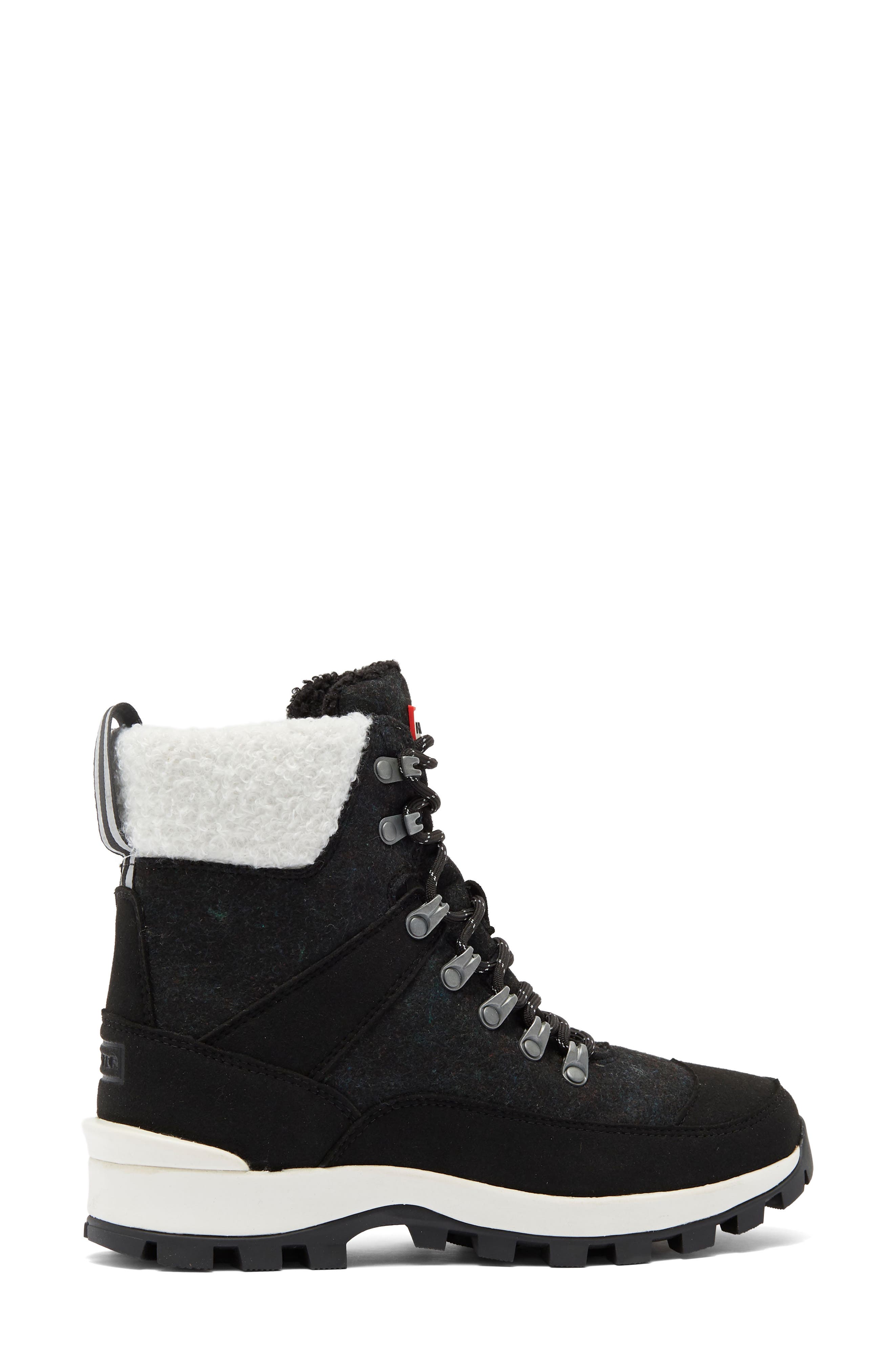Hunter Commando Faux Shearling Lined Hiking Boot (Women) | Nordstromrack