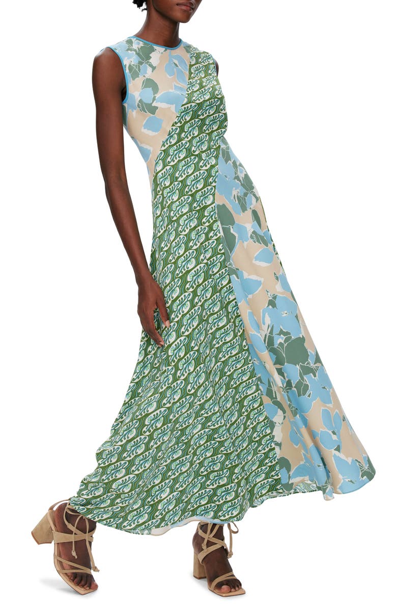 Diane von Furstenberg Cory Floral Sleeveless Maxi Dress | Nordstromrack
