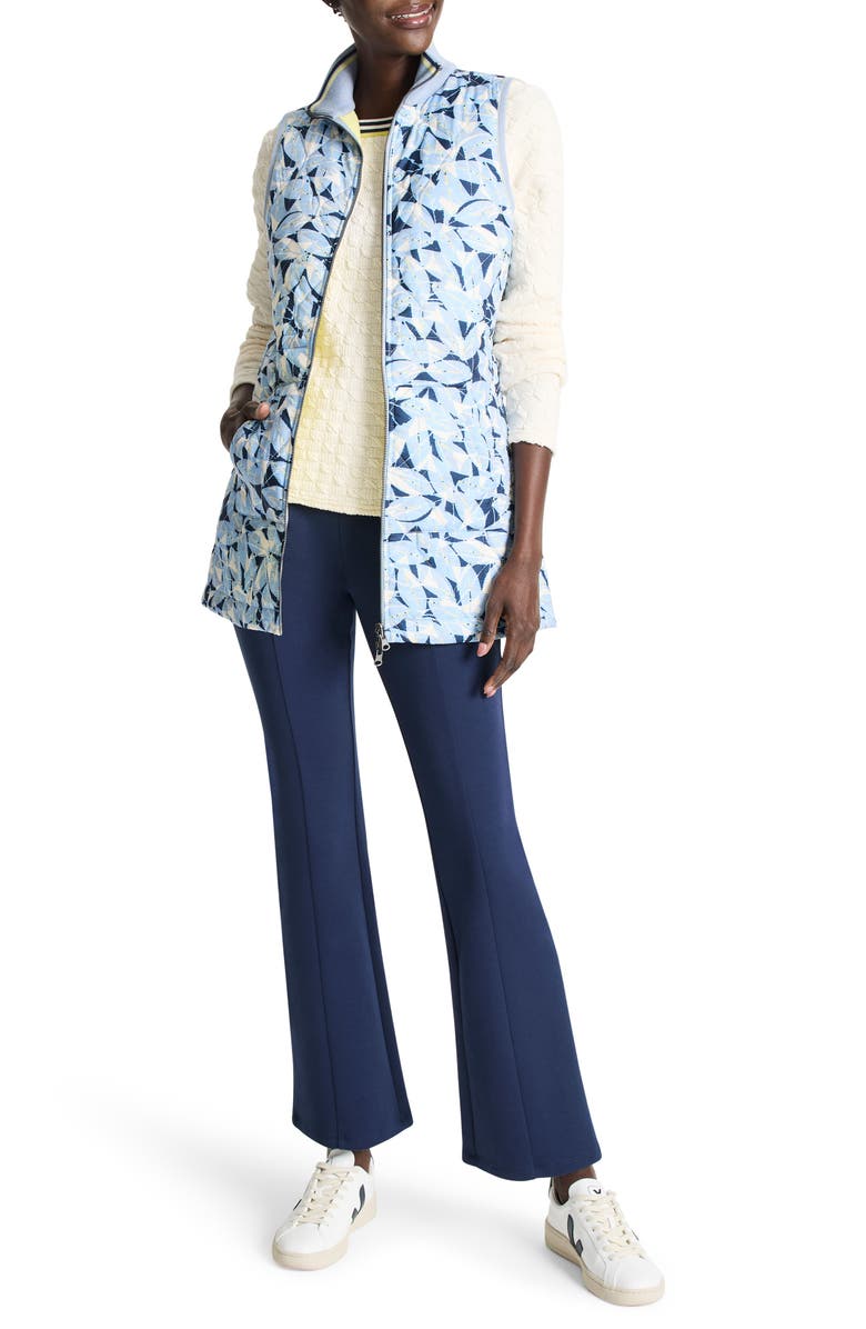 NZ ACTIVE by NIC+ZOE Winter Floral Reversible Puffer Vest | Nordstromrack