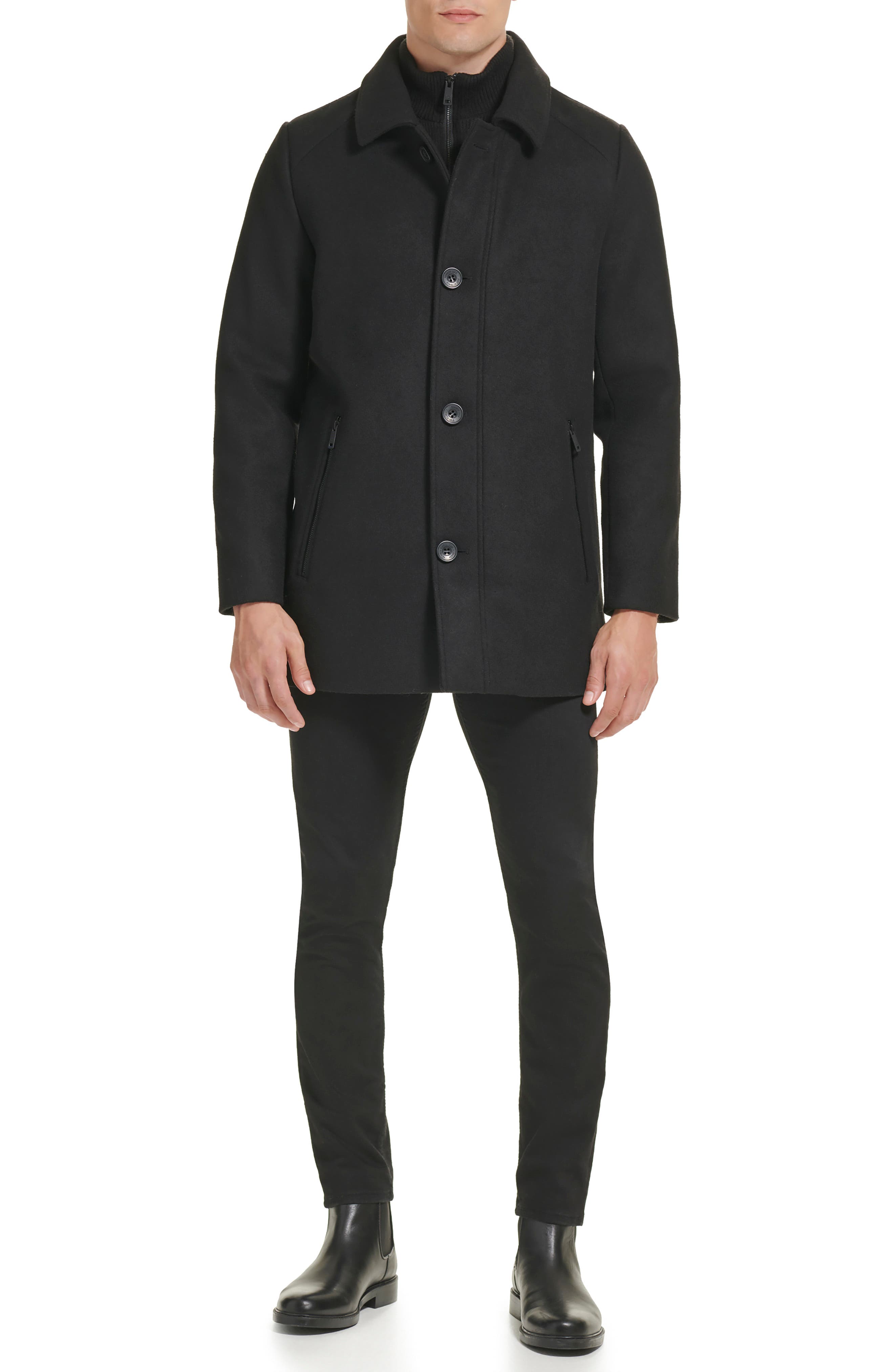 Kenneth Cole New York Single Button Wool Blend Knit Blazer | Nordstromrack
