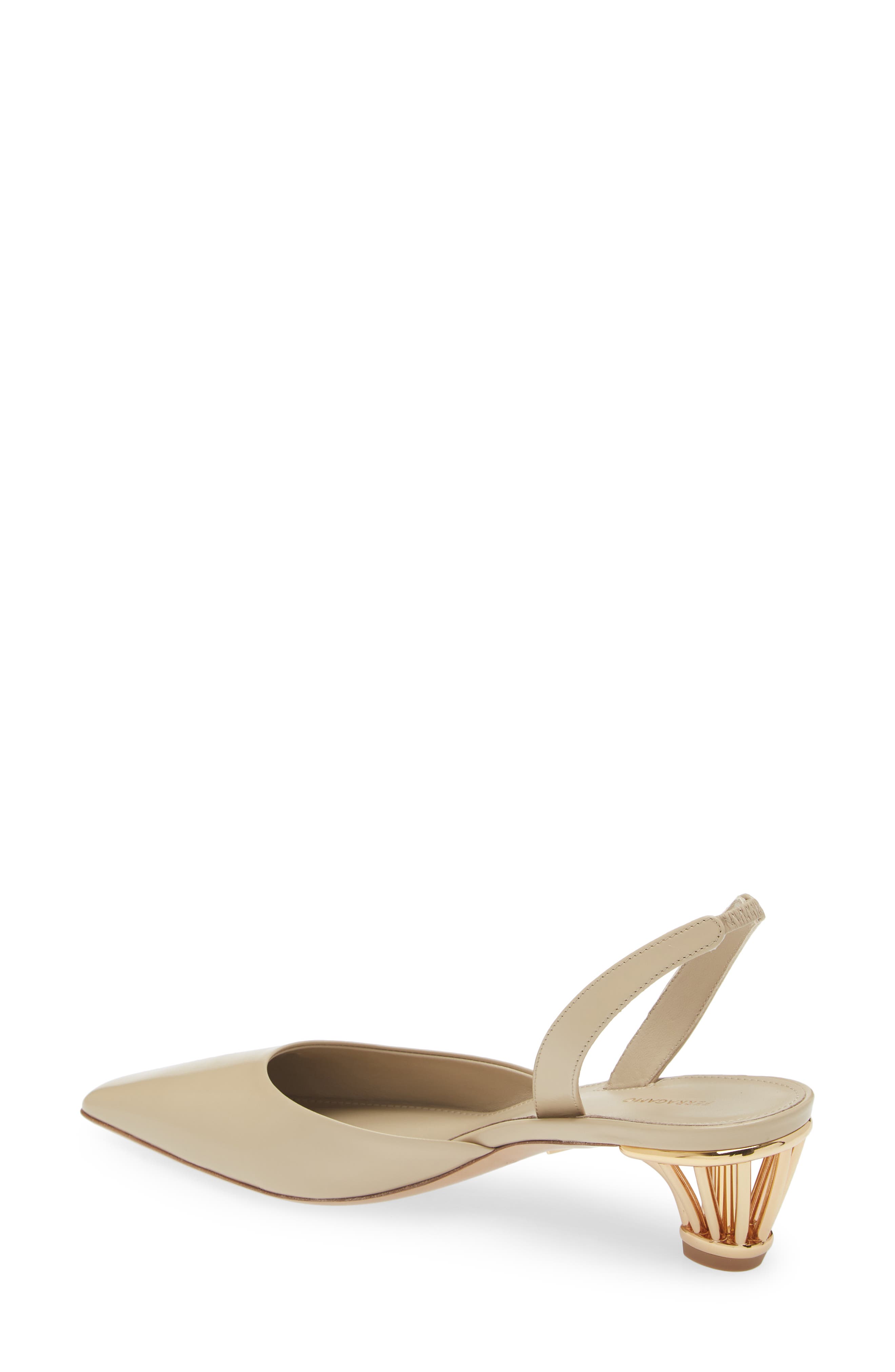 FERRAGAMO Alyssa Cage Heel Slingback Pump (Women) | Nordstromrack