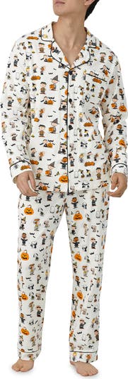 BedHead Pajamas x Peanuts® Snoopy's Halloween Print Organic Cotton ...