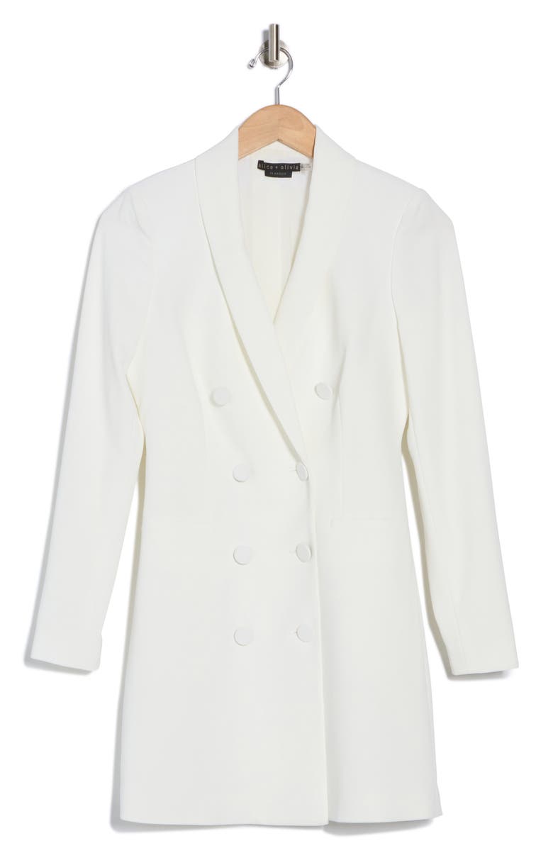 Alice + Olivia Kyrie Long Sleeve Tuxedo MInidress | Nordstromrack