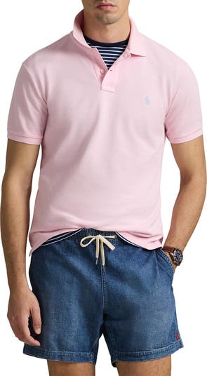 Polo Ralph Lauren Classic Fit Solid Pink Cotton Piqué Polo | Nordstrom
