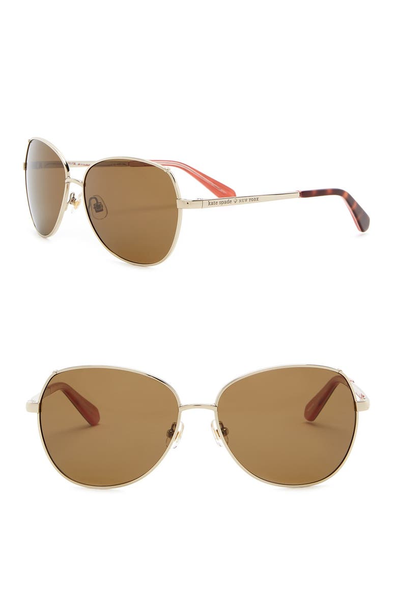 ZDNU KATE SPADE 58mm candida rounded square sunglasses | Nordstromrack