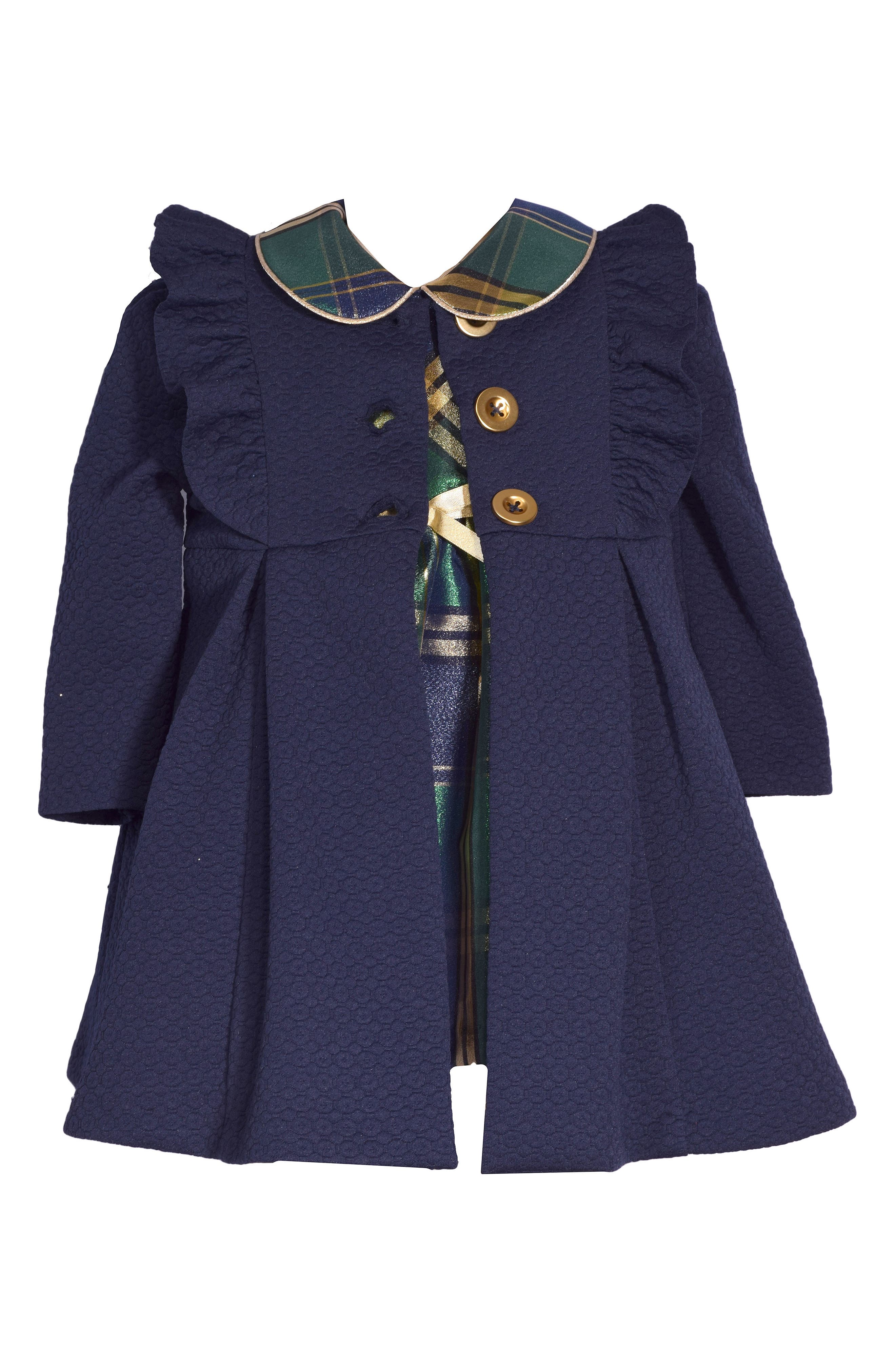 Iris & Ivy Plaid Dress & Coat Set | Nordstromrack