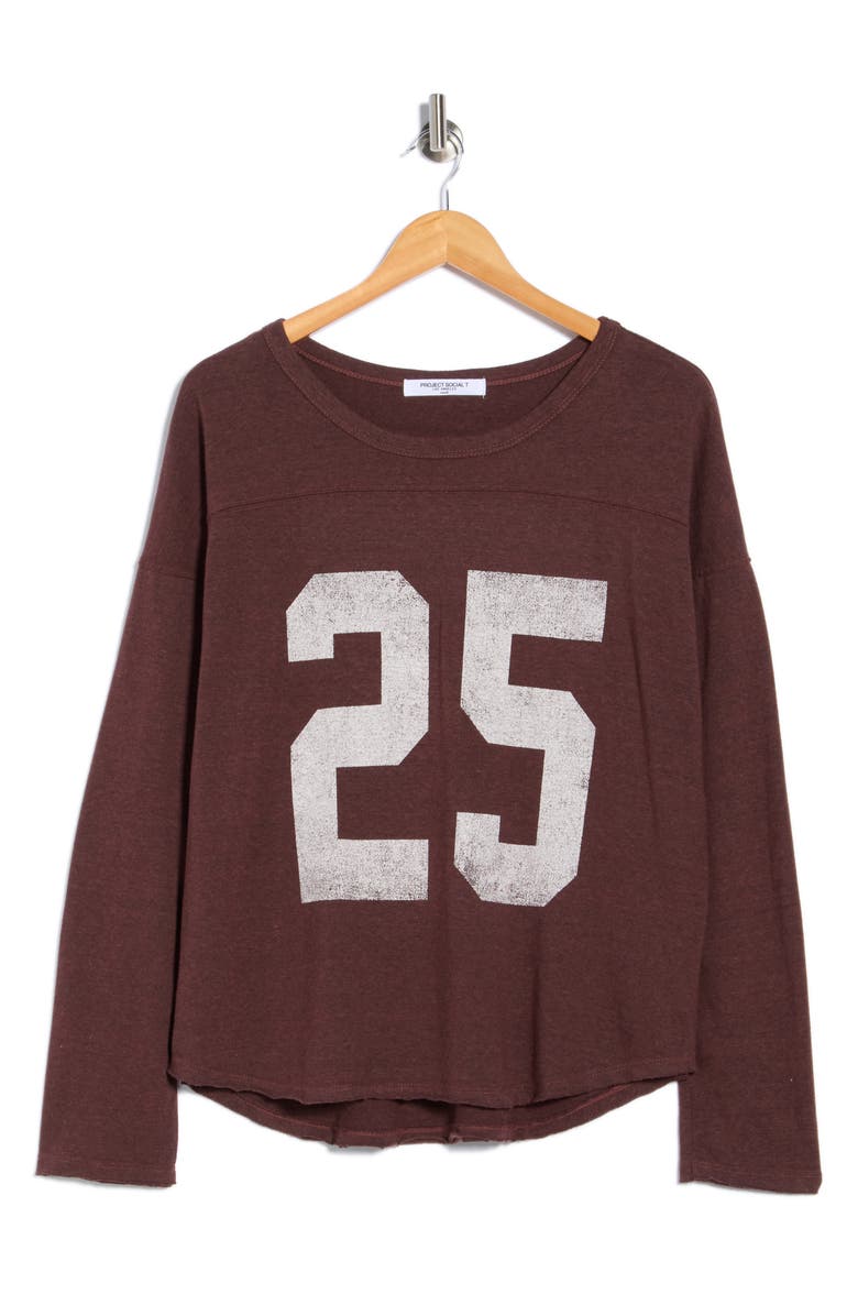 Project Social T Game On Slouchy Long Sleeve T-Shirt | Nordstromrack