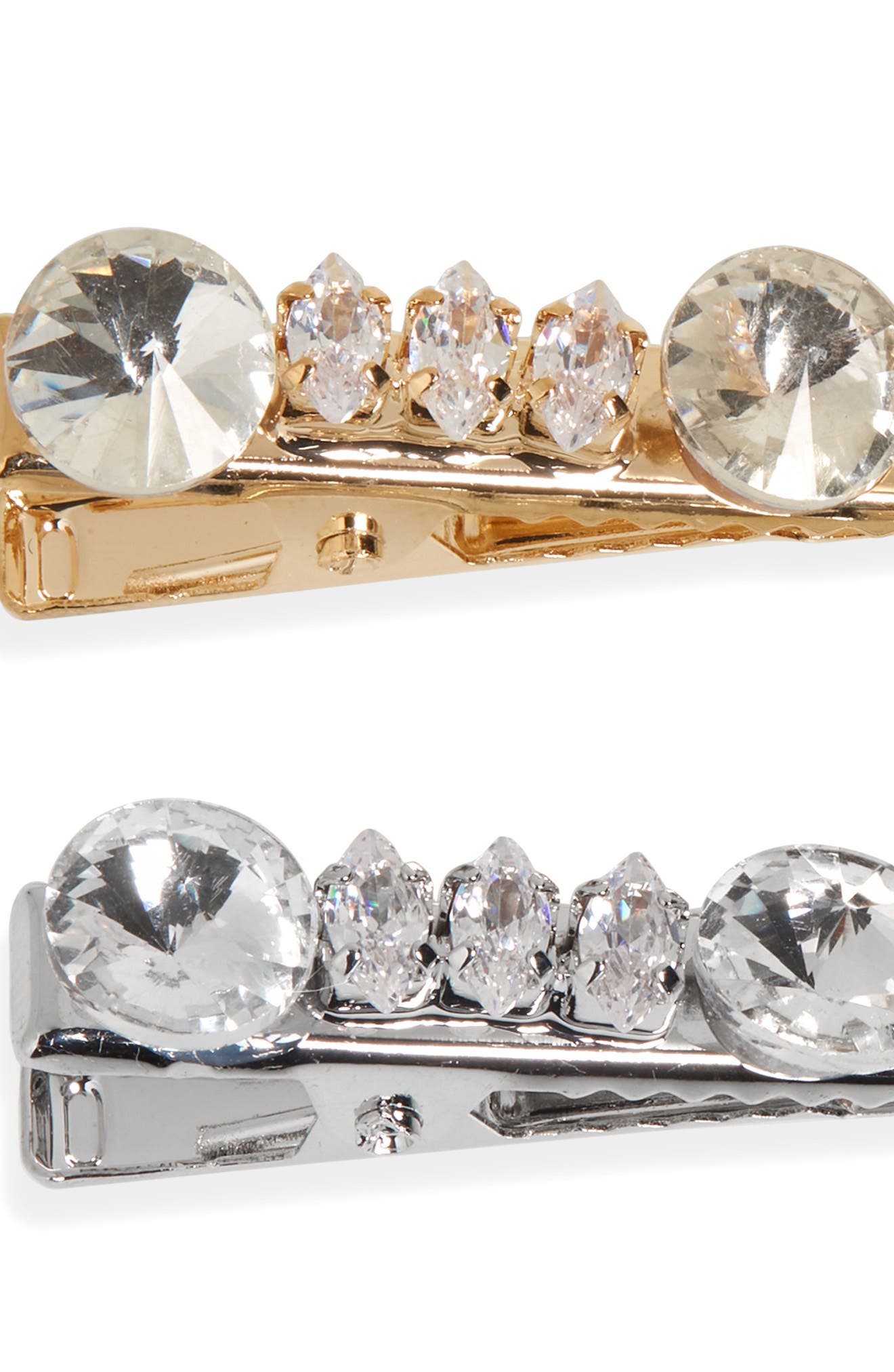 Tasha Assorted 2-Pack Cubic Zirconia Hair Clips | Nordstrom