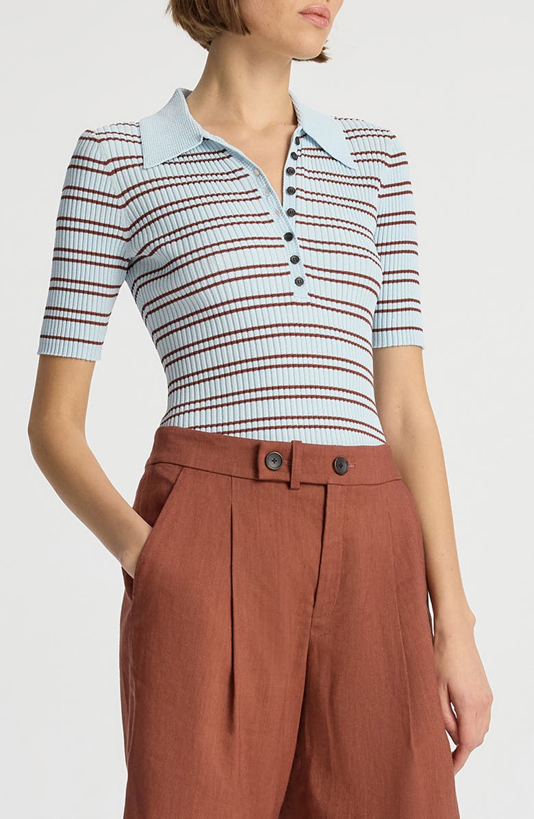A.L.C. Sydney Stripe Polo Sweater | Nordstromrack