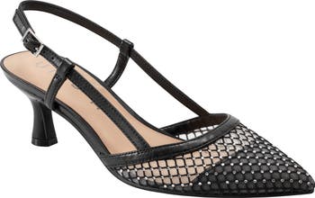 UNISA Rhinestone Mesh Slingback Pump (Women) | Nordstromrack