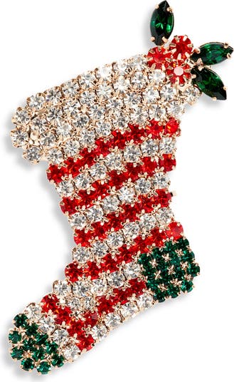CRISTABELLE Crystal Stocking Pin | Nordstrom