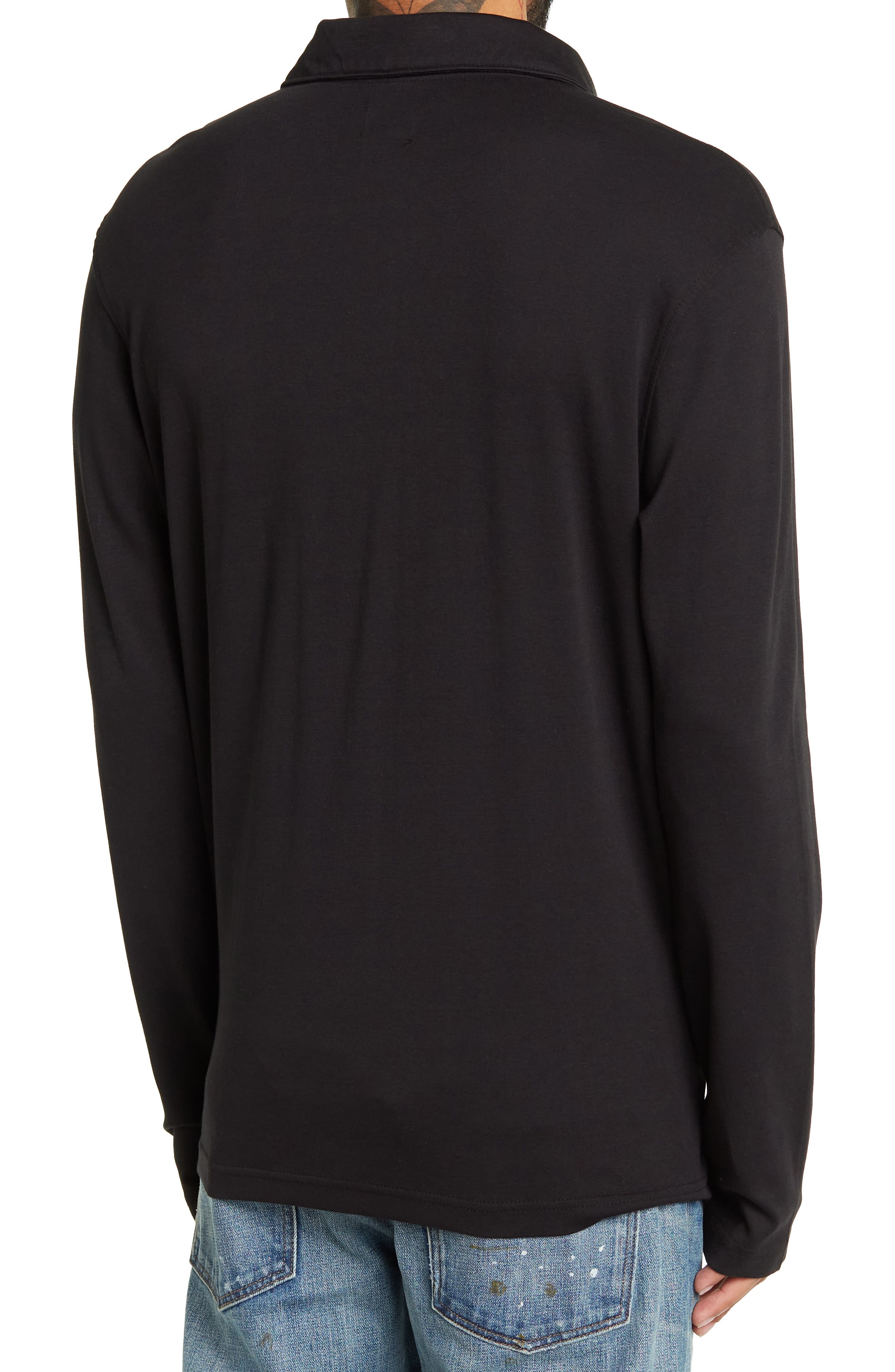 14th & Union Long Sleeve Interlock Polo | Nordstromrack