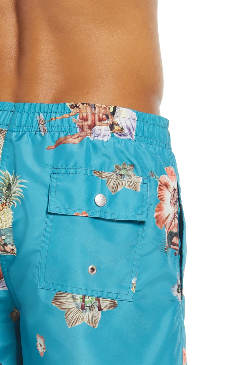 Bather Hula Print Swim Trunks | Nordstromrack