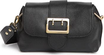MARKESE Leather Baguette Crossbody Bag | Nordstromrack