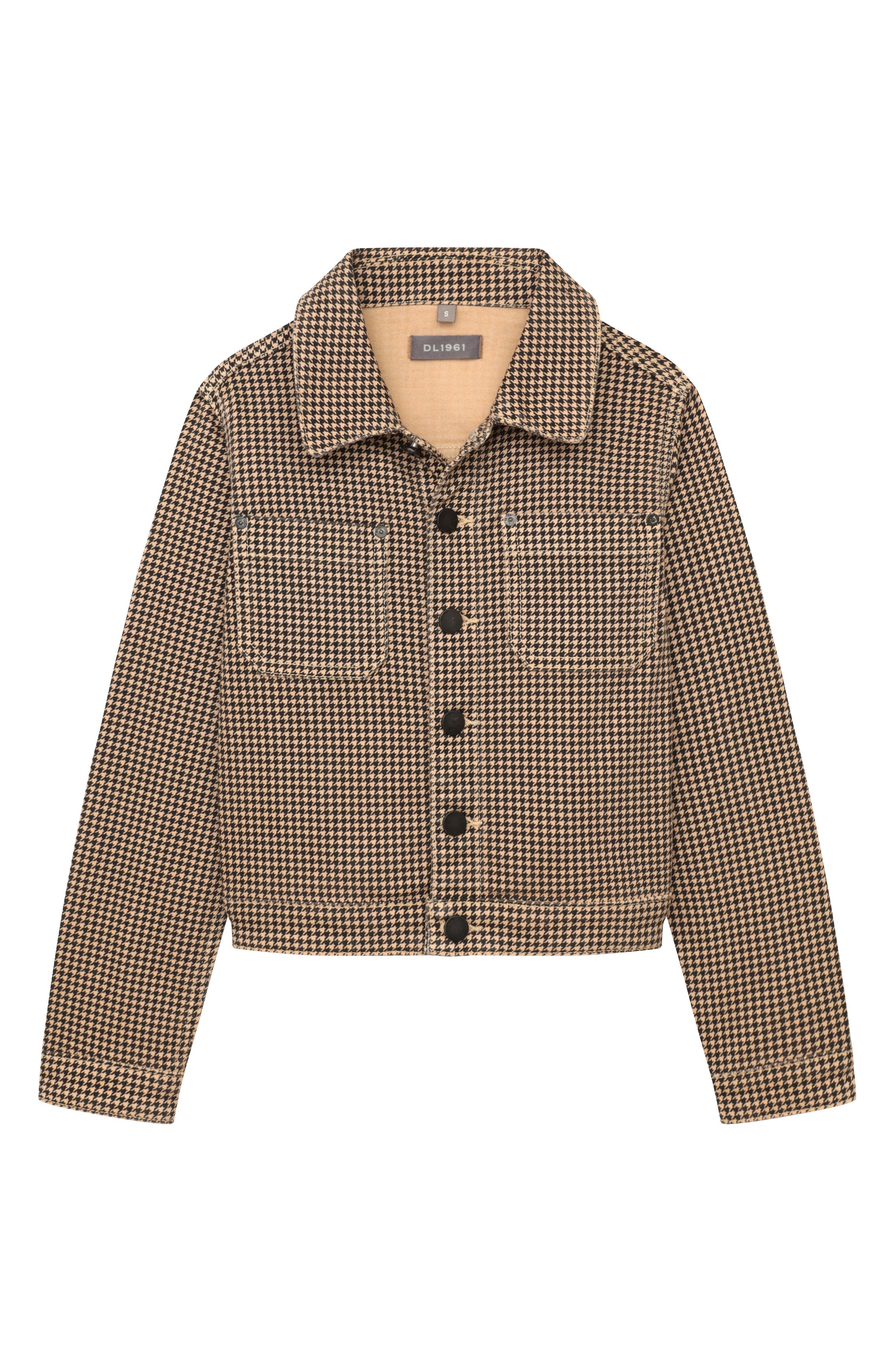 DL1961 Kids' Manning Houndstooth Jacket | Nordstromrack