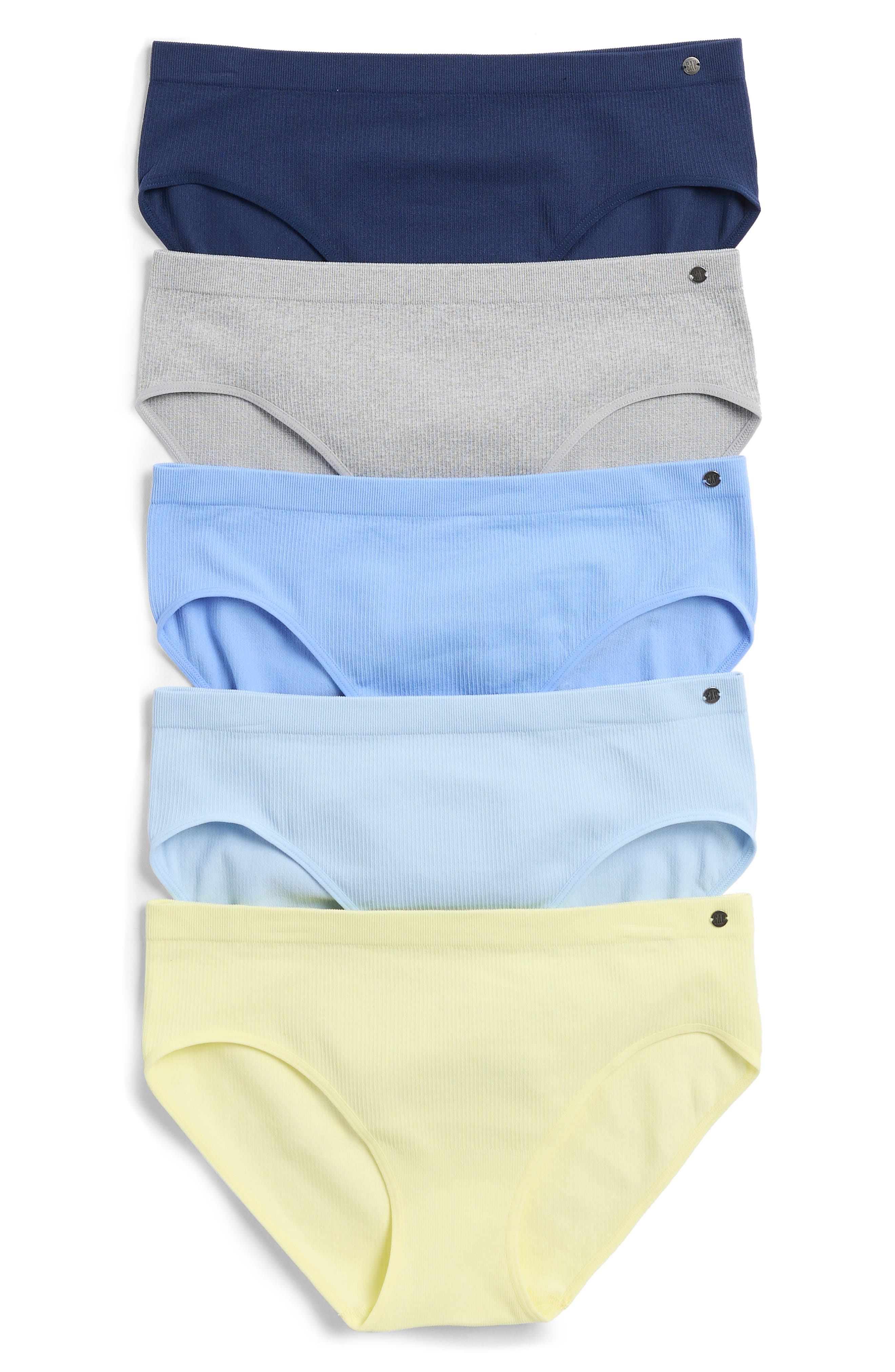 GAP 5-Pack Seamless Ribbed Hipsters | Nordstromrack