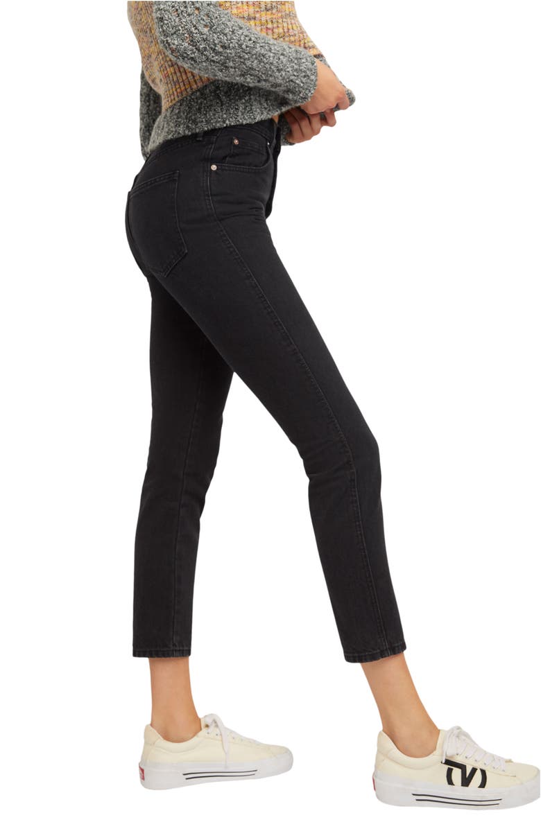 Free People High Waist Slim Fit Crop Jeans | Nordstromrack